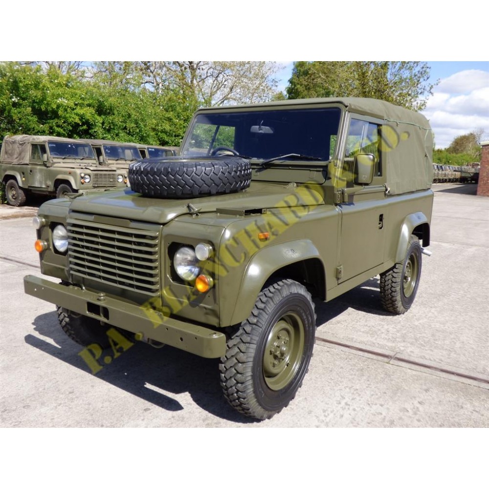 As Released Ex Military Land Rover Defender 90 RHD Soft Top ** Under ...