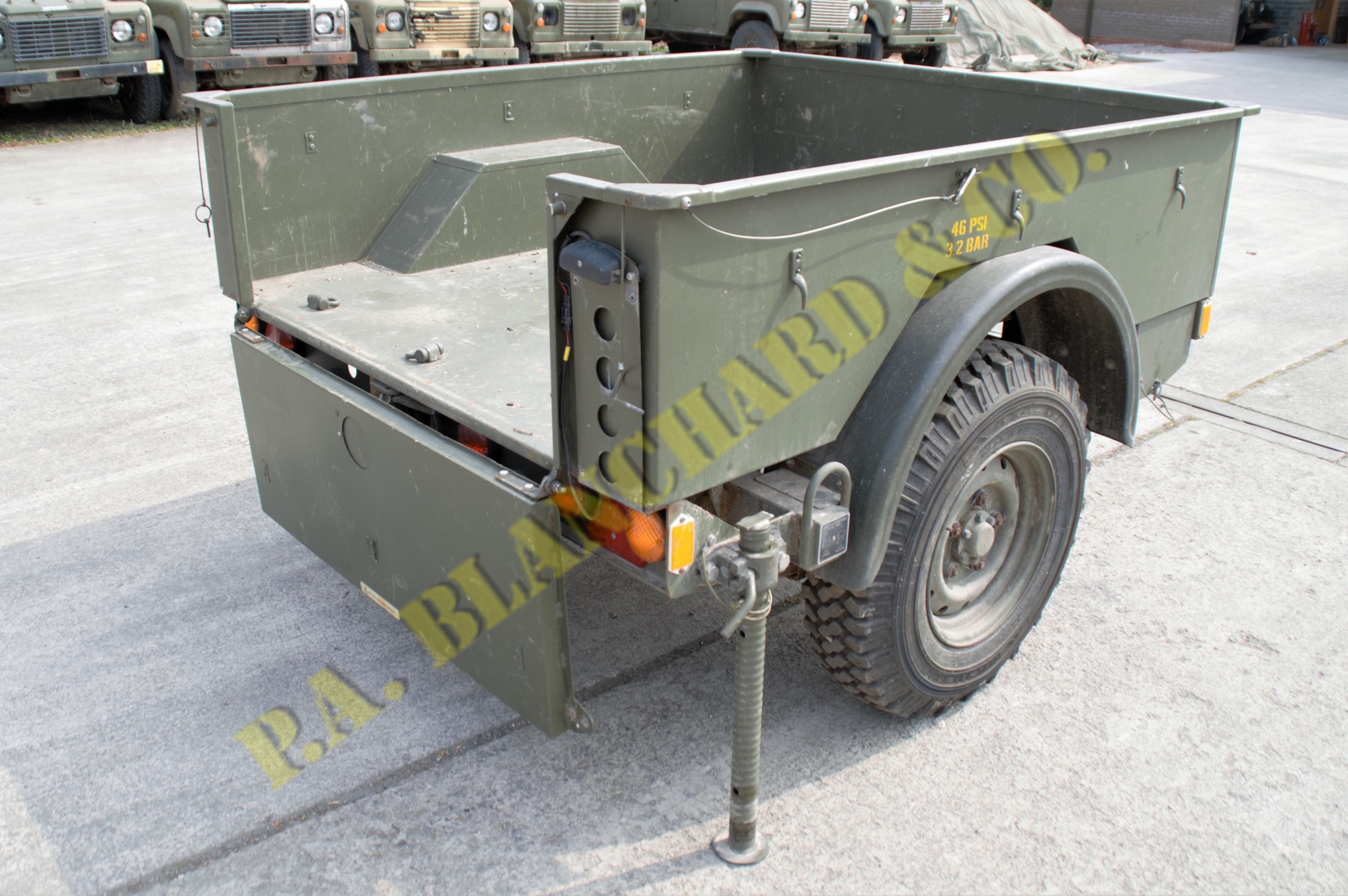 New In Stock Penman Military Lightweight GS Cargo Trailers For Sale